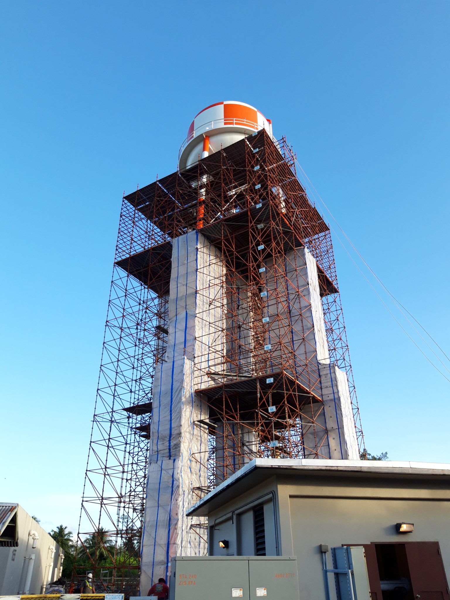 REPAIRS TO ELEVATED WATER STORAGE TANK FACILITY, DIEGO GARCIA | Black ...
